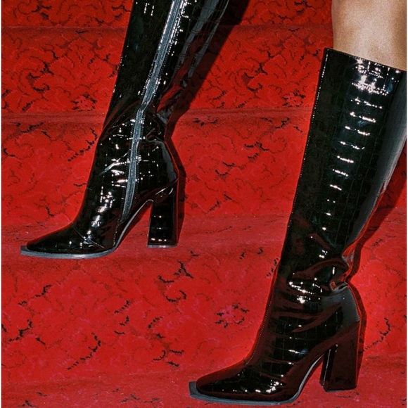 Princess Polly | Shoes | Princess Polly Mercury Black Boots Nwt | Poshmark